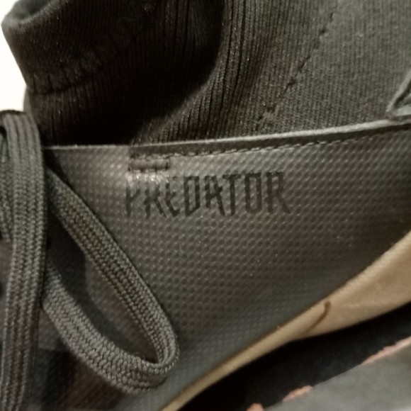 adidas | Shoes | Adidas Predator Demonscale Black Shoes In Size 6 ...